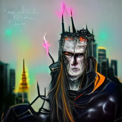 Cyberpunk Morgoth - AI Generated Artwork - NightCafe Creator