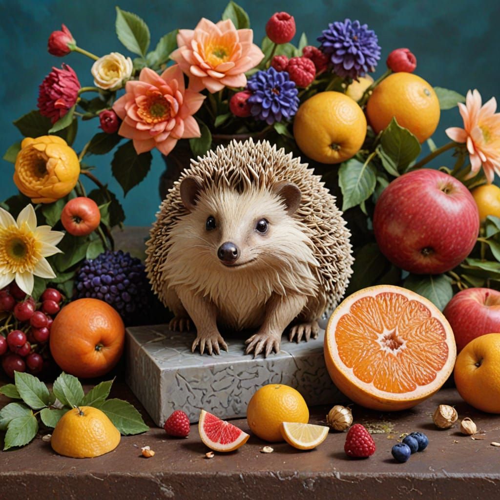 A Whimsical Baroque-Inspired Still Life with Clay ... - AI Art