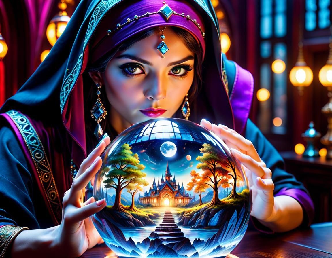 The Fortune teller - AI Generated Artwork - NightCafe Creator