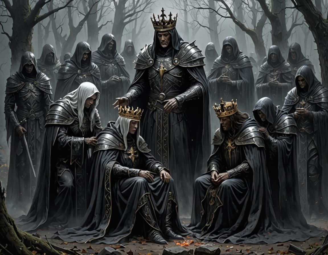 Crestfallen kings and queens comforting in their faith, unbeknownst to ...