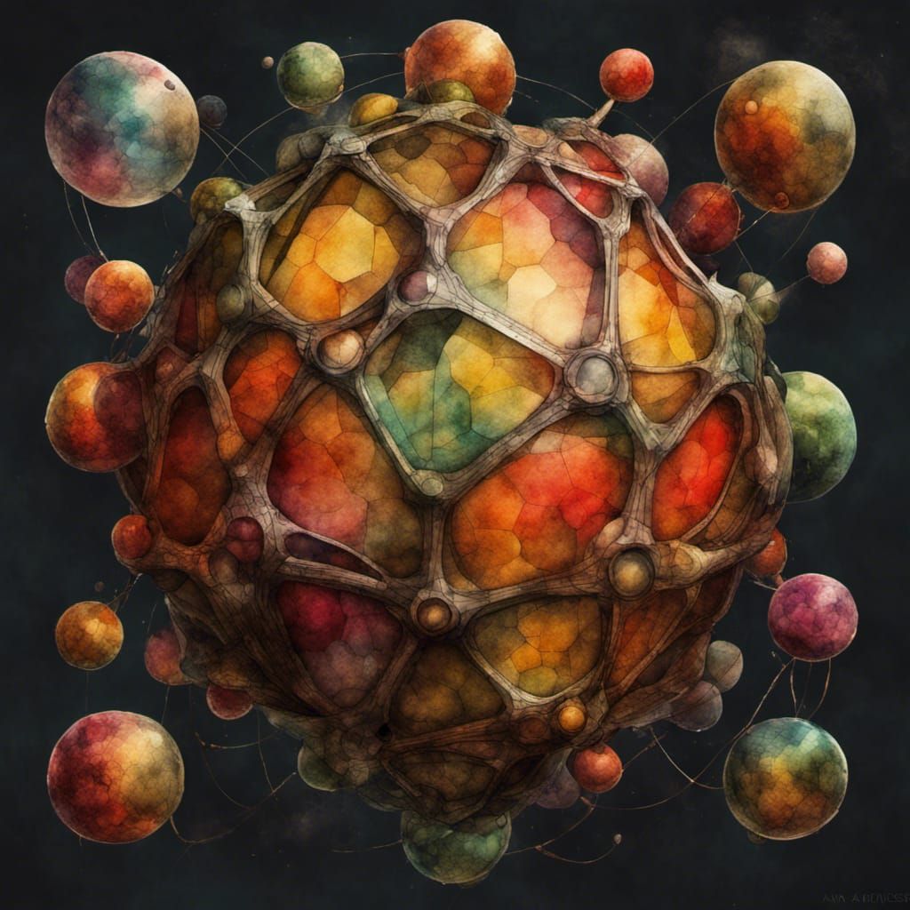 Molecular - AI Generated Artwork - NightCafe Creator