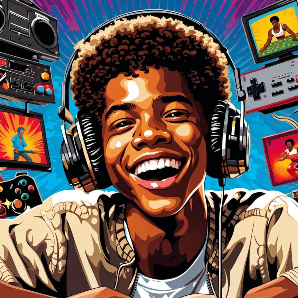 Gamer Guy #4 - AI Generated Artwork - NightCafe Creator