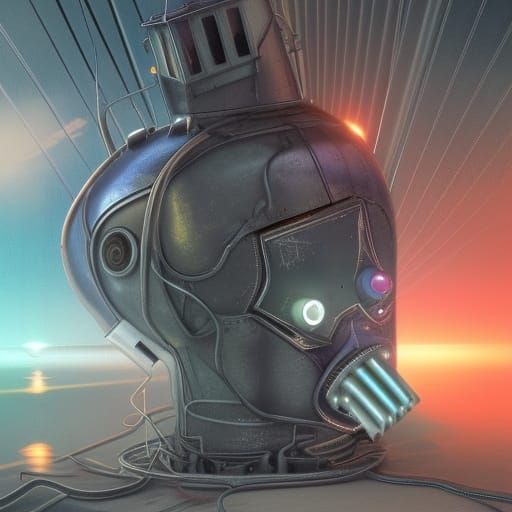 Metal head - AI Generated Artwork - NightCafe Creator