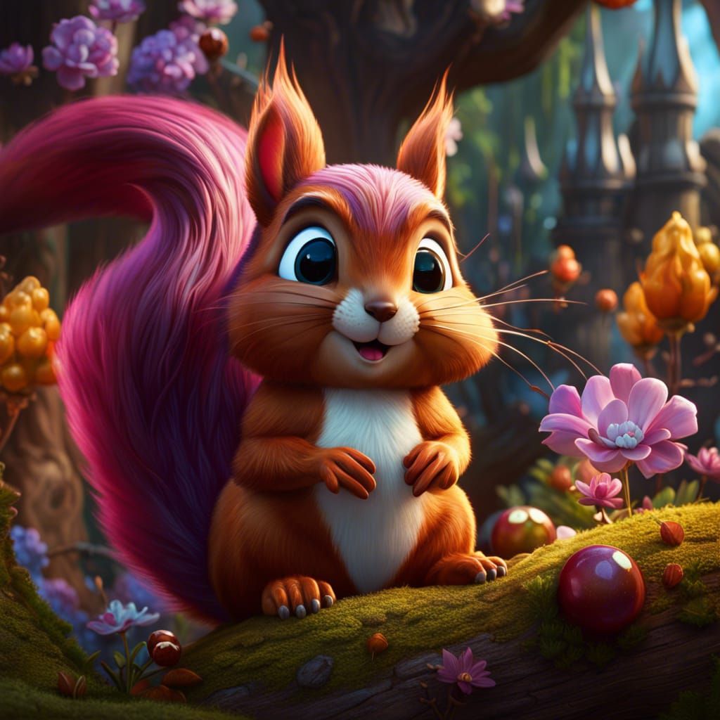 Squirrel 🐿️ - AI Generated Artwork - NightCafe Creator