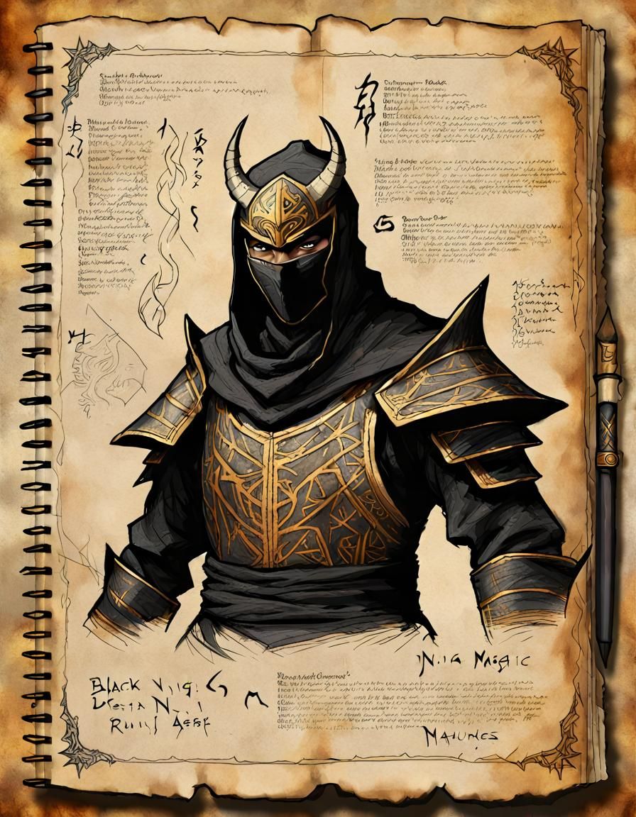 Demon Ninja - AI Generated Artwork - NightCafe Creator