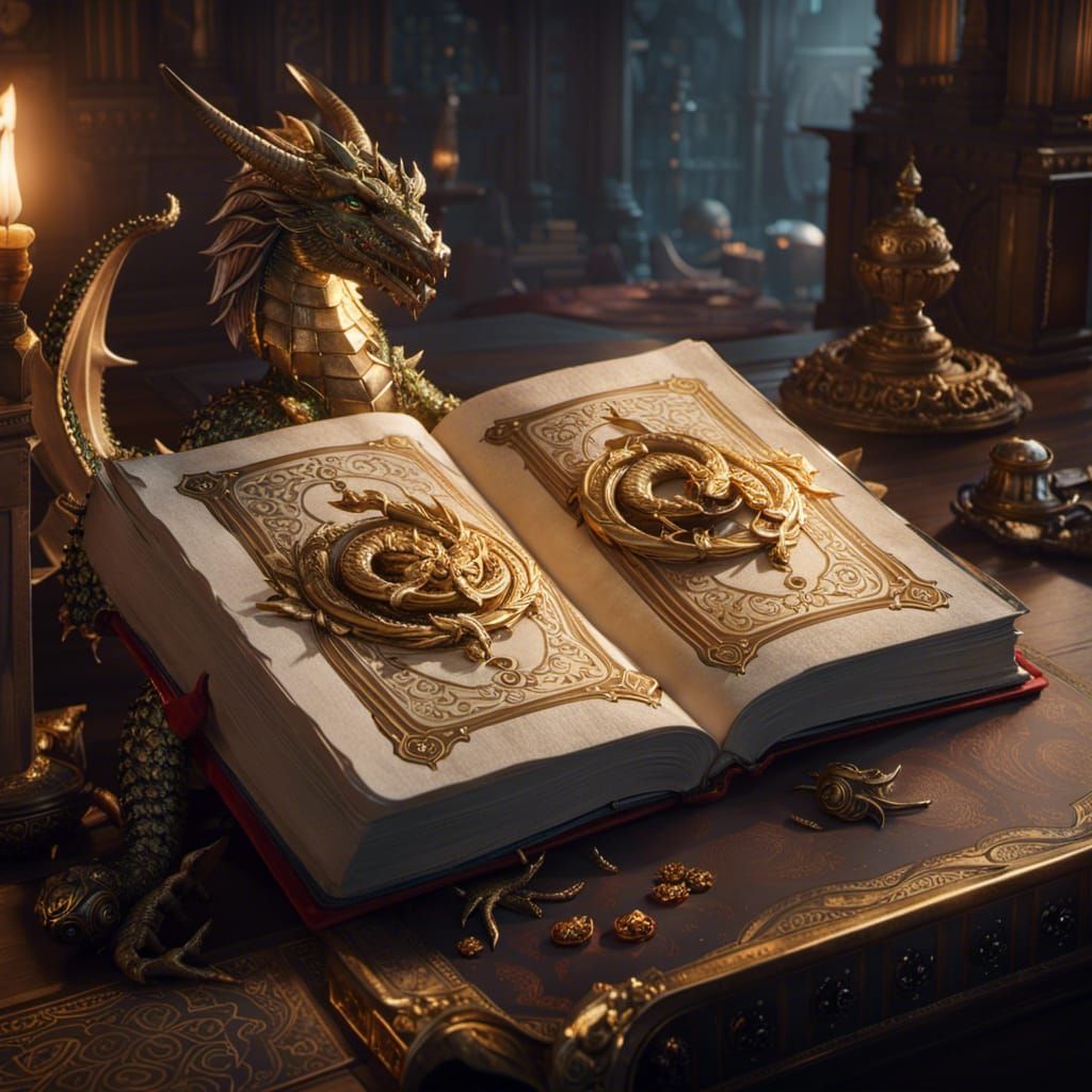 The Guardian of the Esoteric Tome and Seals - AI Generated Artwork ...