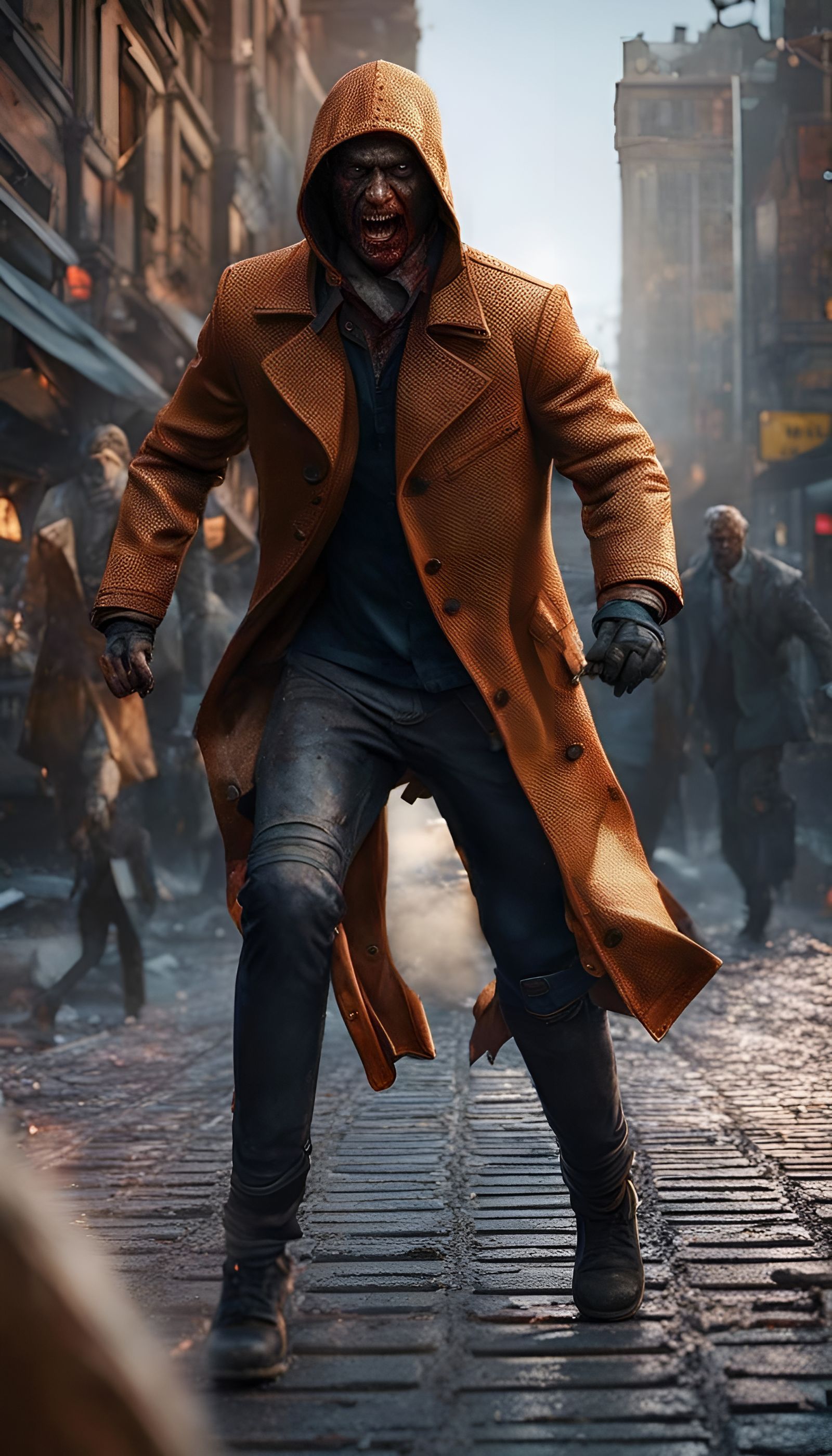 Zombie riot - AI Generated Artwork - NightCafe Creator