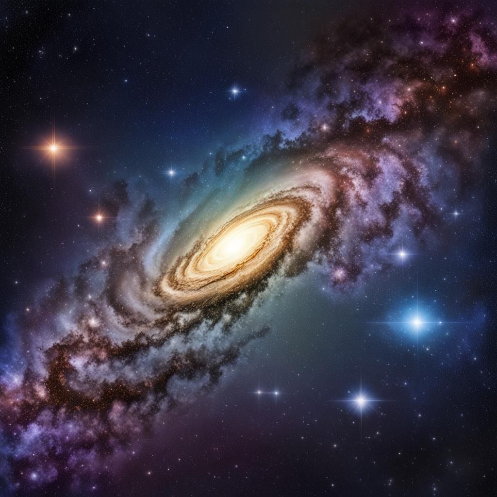 Milky Way - AI Generated Artwork - NightCafe Creator