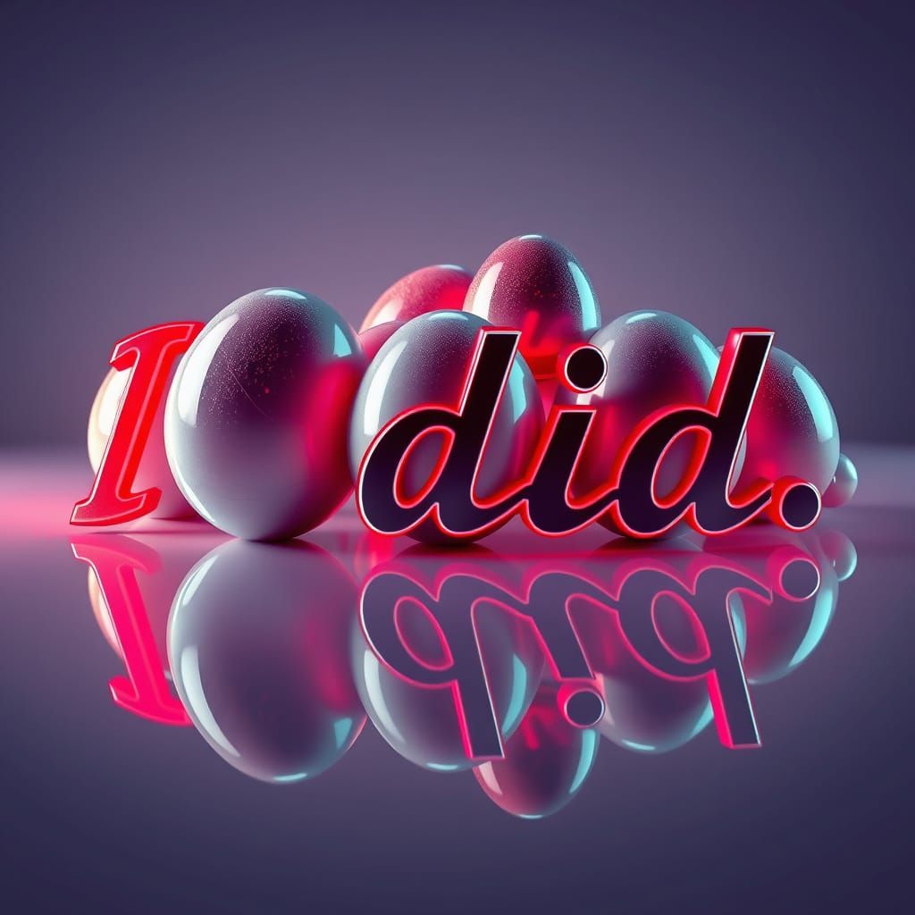 Which came first? - Optical Illusion Easter Eggs in Neon Red...