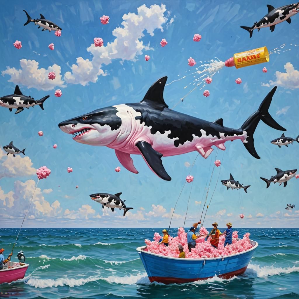 When Cows Fly - AI Generated Artwork - NightCafe Creator