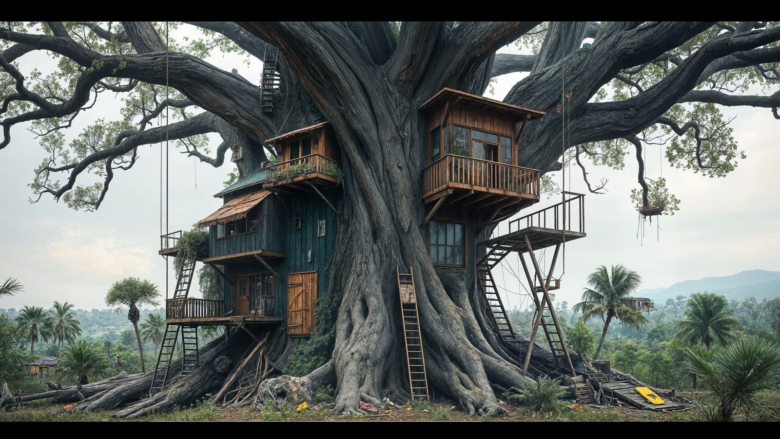 Building A Fantasy Tree House In The Tropics