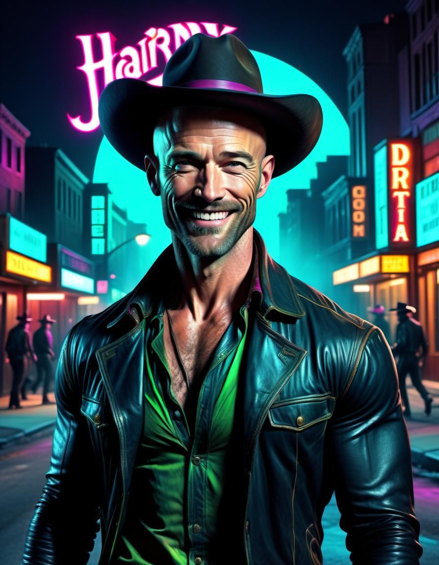 Handsome masculine cowboy - AI Generated Artwork - NightCafe Creator