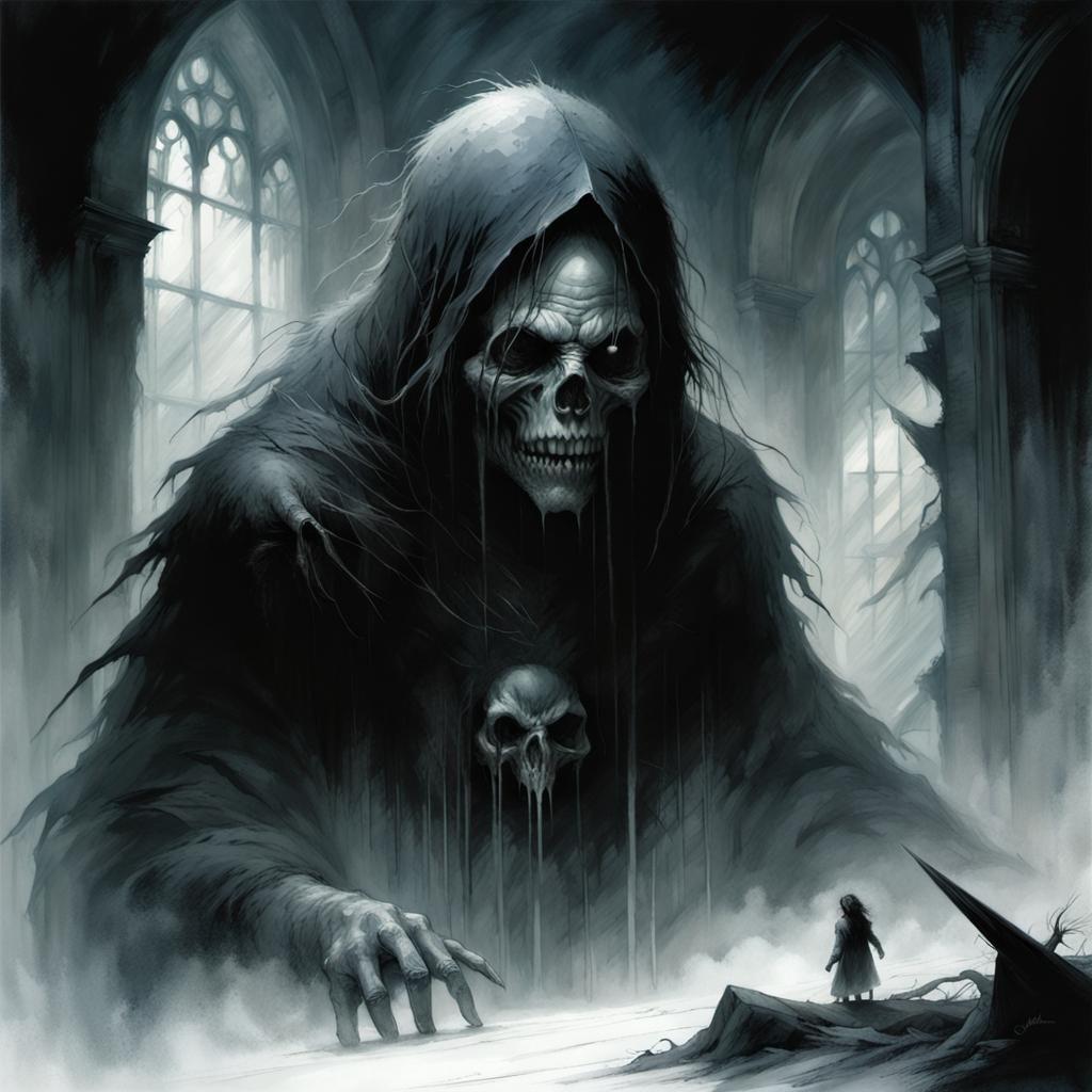 Grimdark by Marc Simonetti and Stephen Gammell and Mark Brooks - AI ...