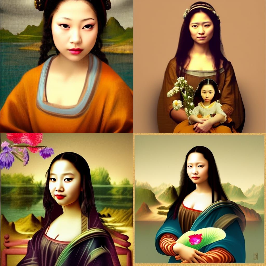 Beautiful asian girl looking to the camera with serious face ...