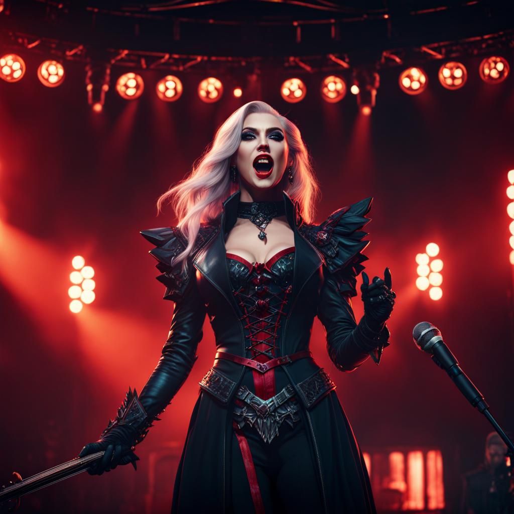 Female Vampire (Toreador) - AI Generated Artwork - NightCafe Creator