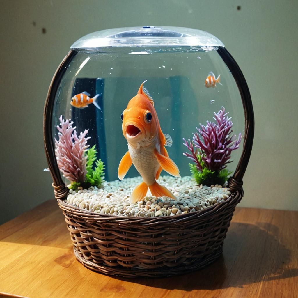 The magic Goldfish - AI Generated Artwork - NightCafe Creator
