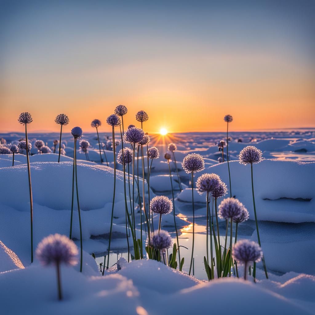 Artic Spring - AI Generated Artwork - NightCafe Creator