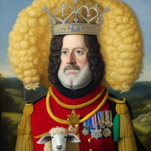 Jest #73: Royal Sheep Stealer - AI Generated Artwork - NightCafe Creator