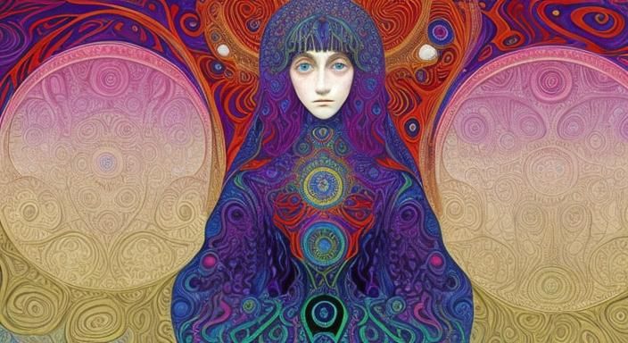 PSYCHEDELIC MIRROR - AI Generated Artwork - NightCafe Creator