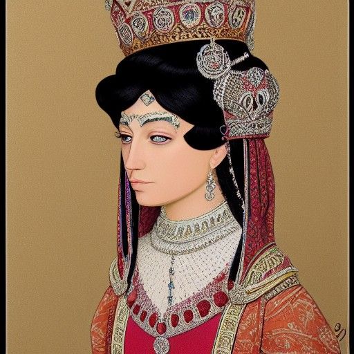 Portrait of a Persian Princess, hyper detailed : r/nightcafe