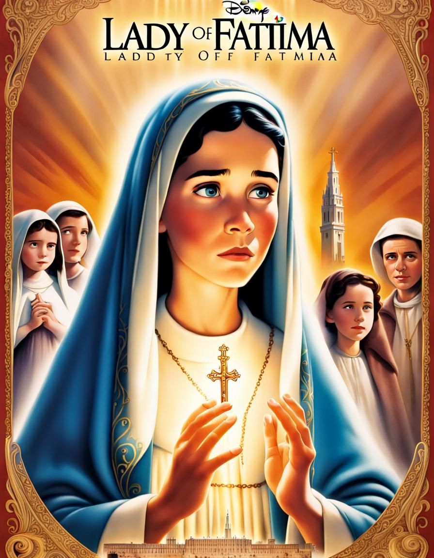 DISNEY Movie poster about the Lady of Fatima - AI Generated Artwork ...
