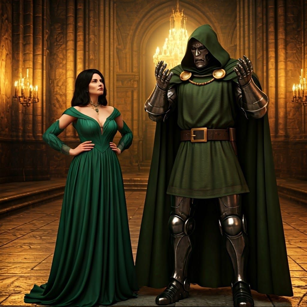 The feared and powerful Doctor Doom is in big trouble with his wife ...