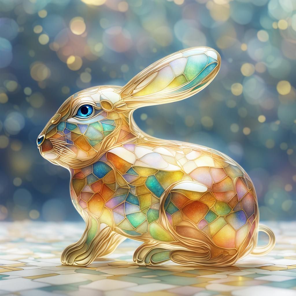 Spring Bunny - AI Generated Artwork - NightCafe Creator