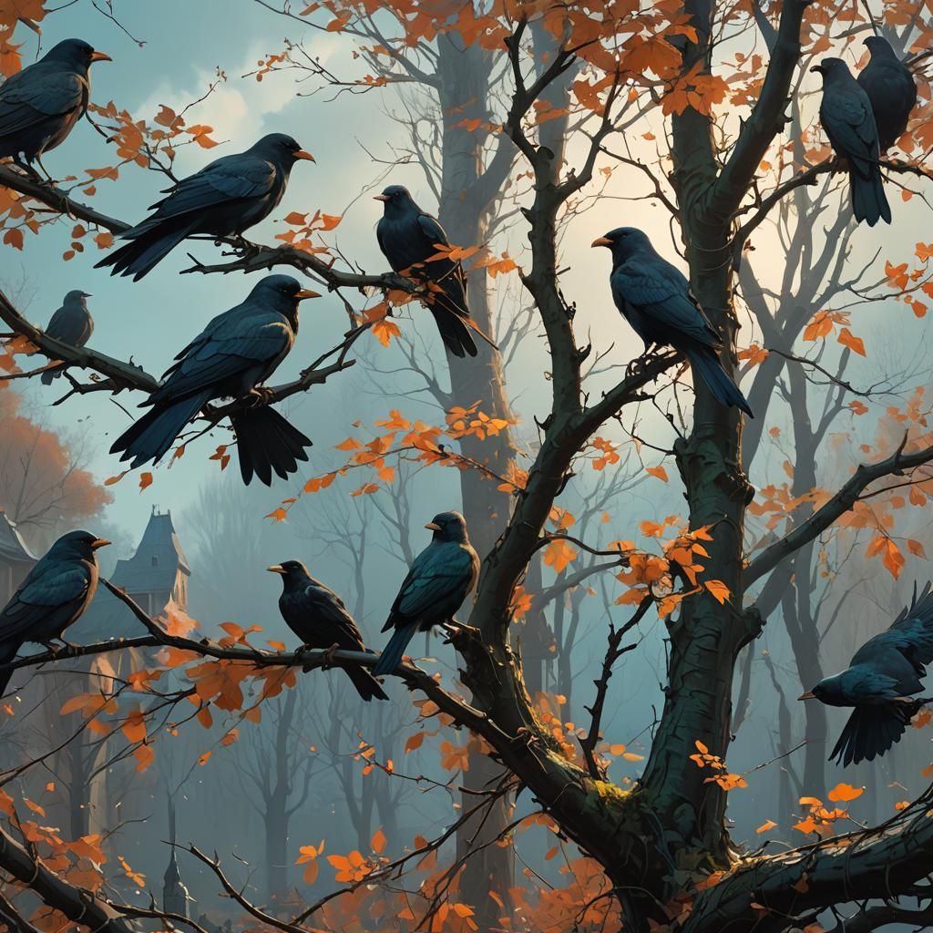 The Rooks have arrived - AI Generated Artwork - NightCafe Creator