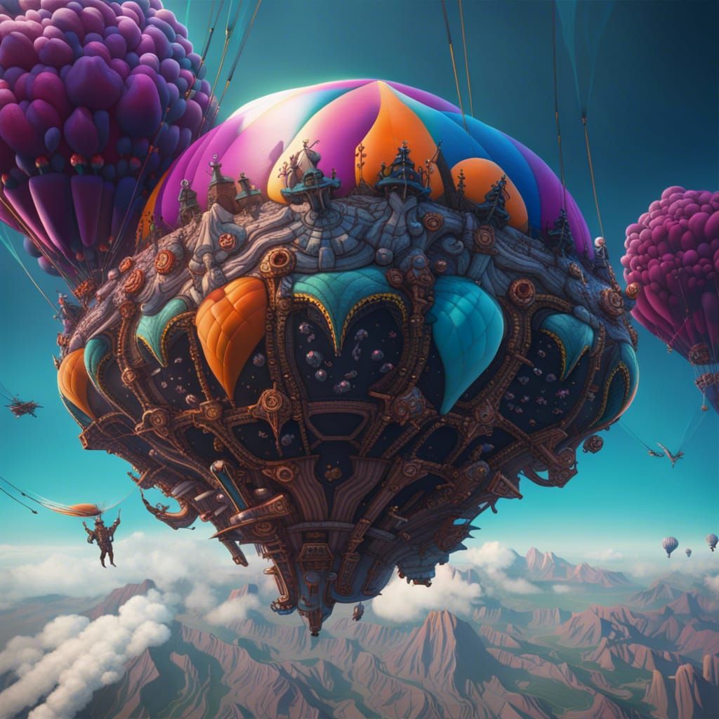 Skydiving detailed matte painting, deep color, fantastical, intricate ...