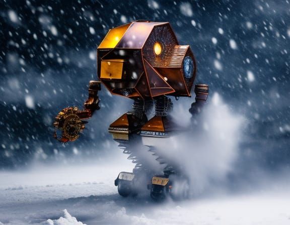 Snow-snow, thick-thick snow 🎅 - AI Generated Artwork - NightCafe Creator