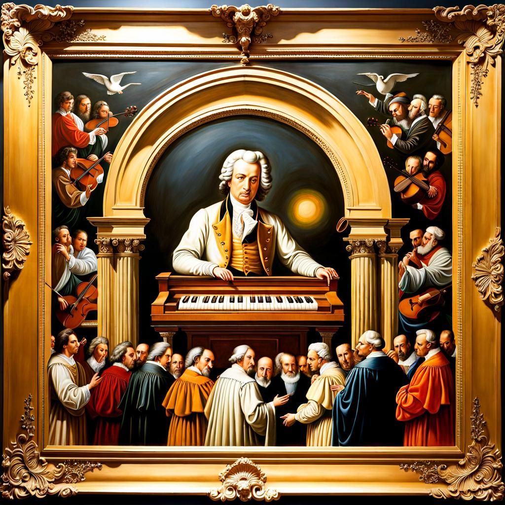 A breathtaking Wolfgang Amadeus Mozart inspired painting of the song ...