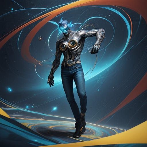 Wind Shadows Clock Pablo Picasso Tim Burton split-complementary colors ...