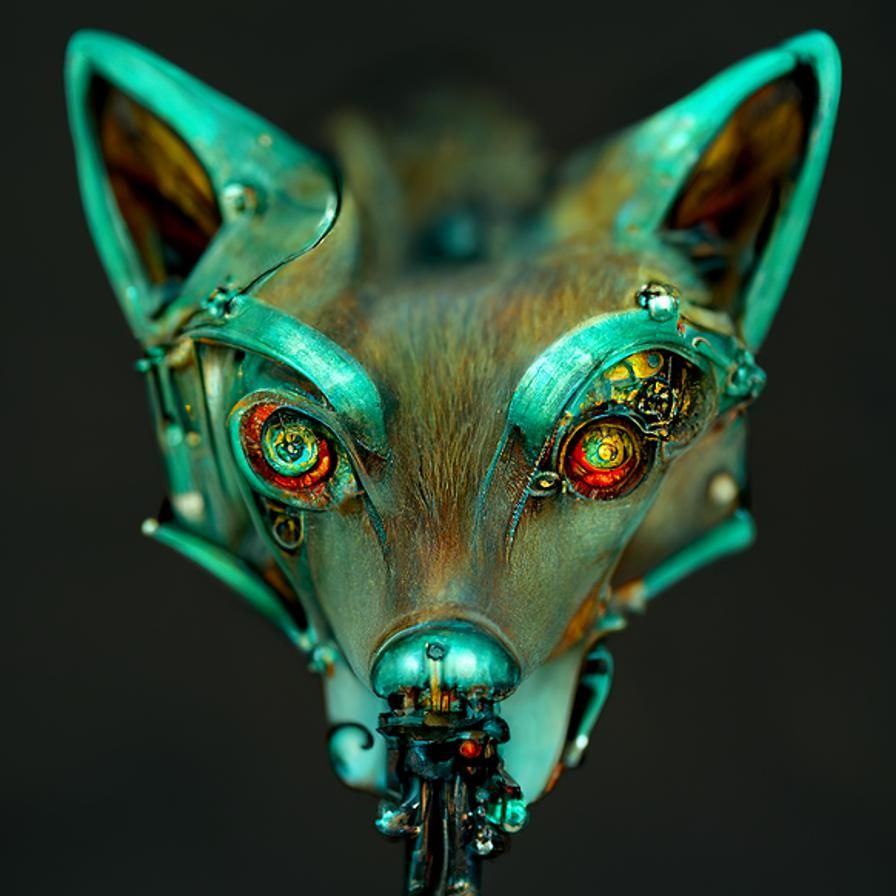 Clockwork Fox : r/nightcafe