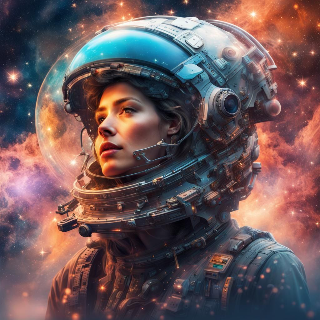 Empress of the Cosmos - AI Generated Artwork - NightCafe Creator