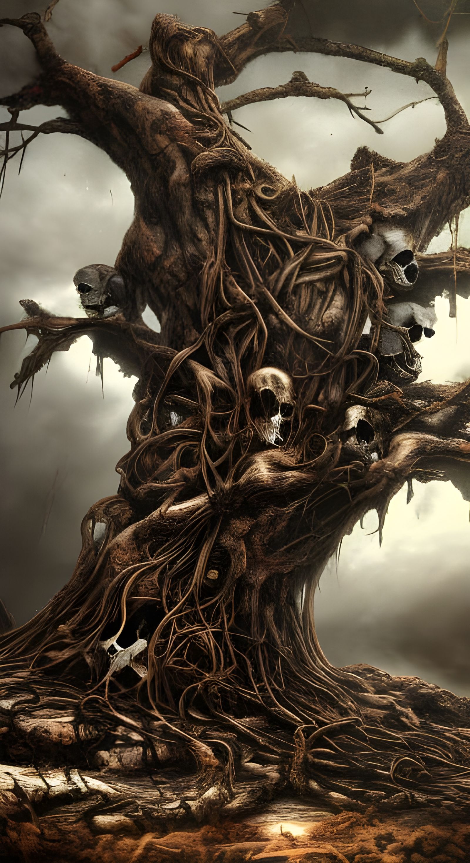 tree of death 4 - AI Generated Artwork - NightCafe Creator