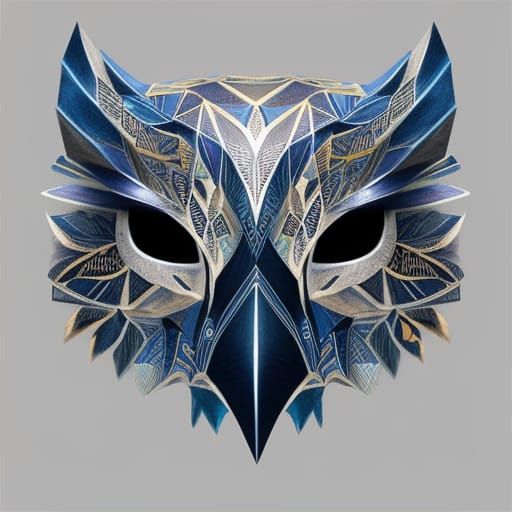 owl masquerade mask - AI Generated Artwork - NightCafe Creator