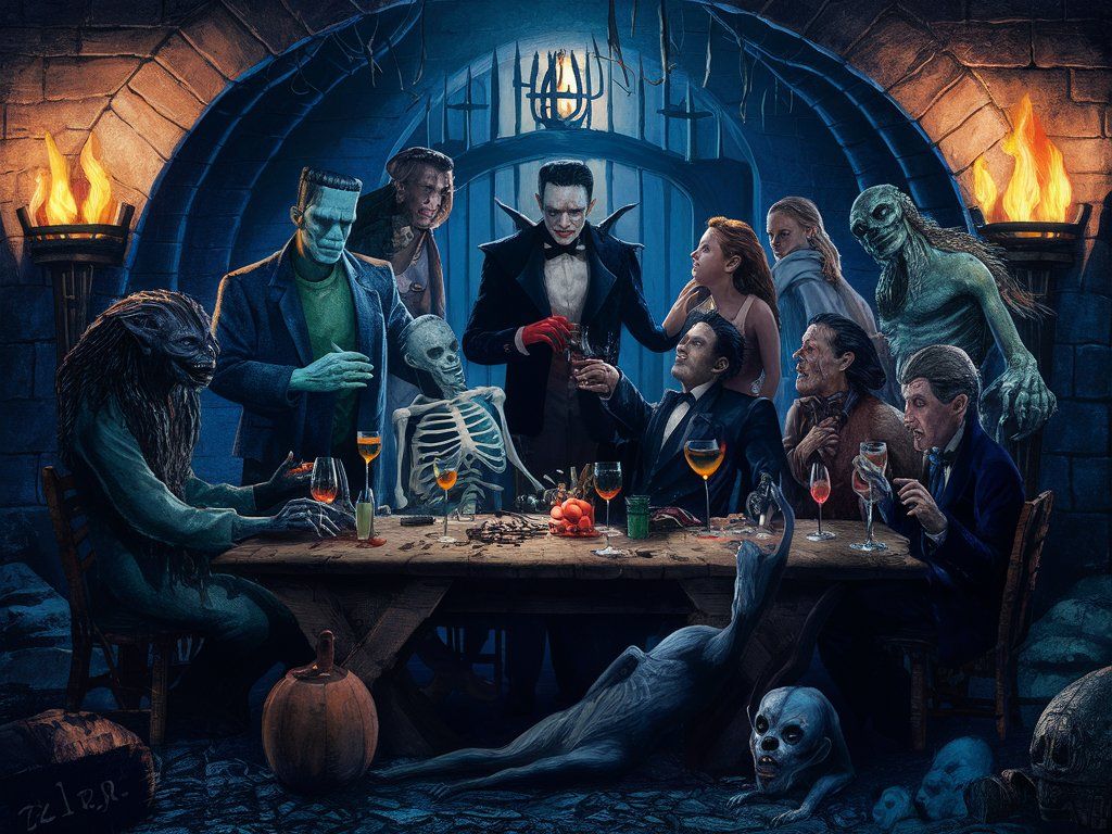 Monster Society - AI Generated Artwork - NightCafe Creator