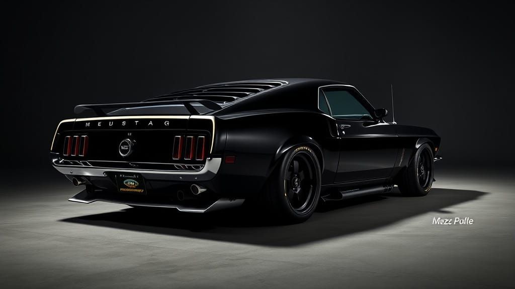 Vintage Cars with Aggressive Stance Modifications ... - AI Art