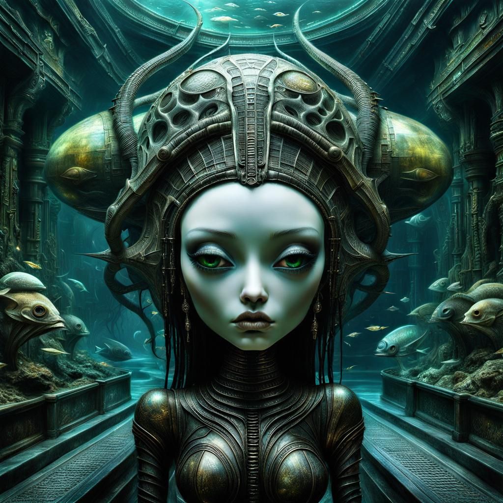 A magical alien world 2 - AI Generated Artwork - NightCafe Creator