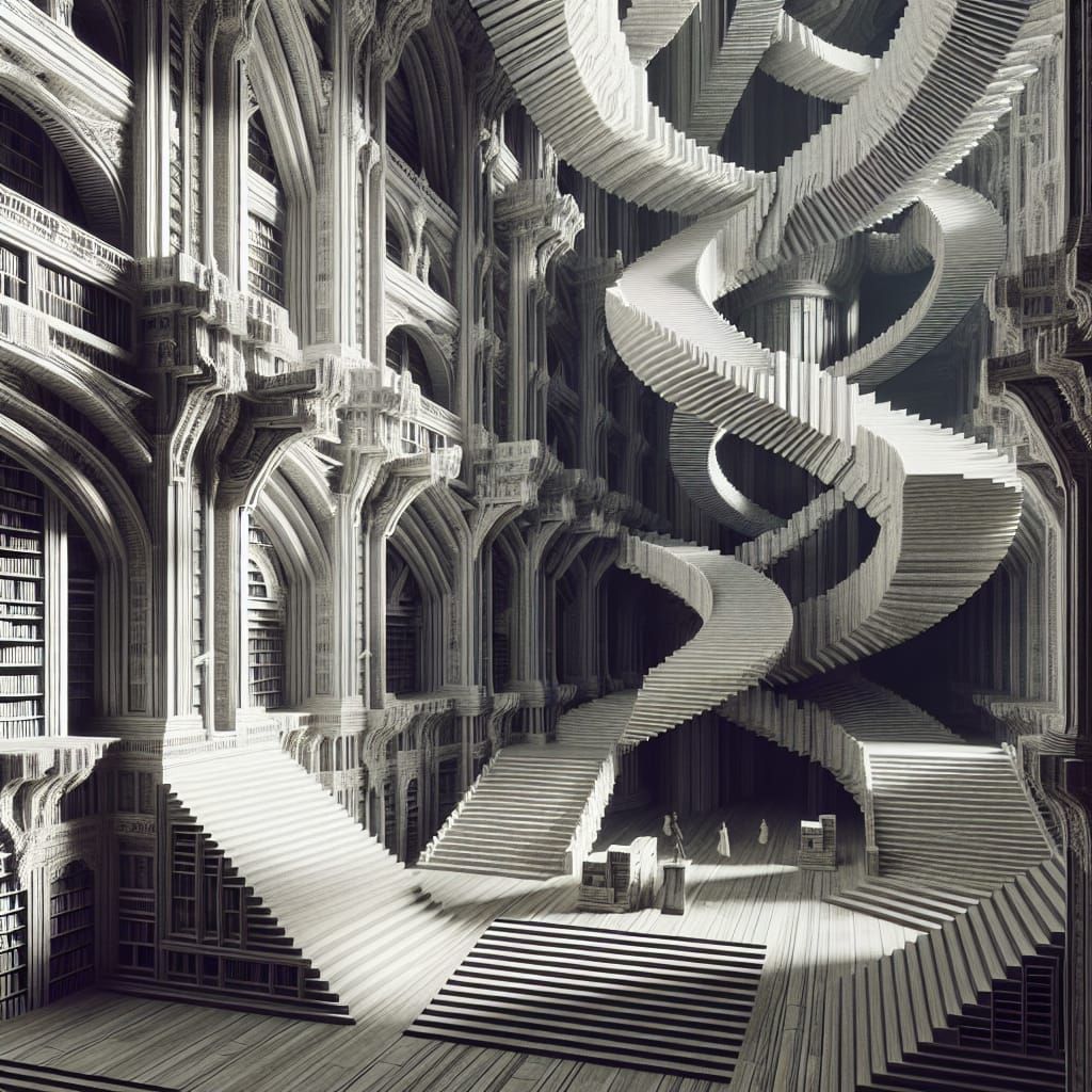 Library - AI Generated Artwork - NightCafe Creator