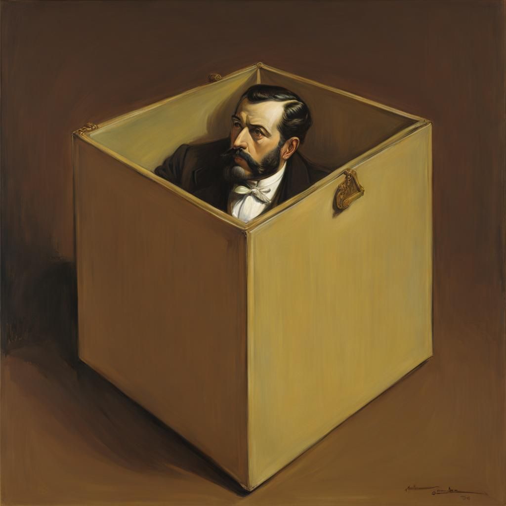 Thinking Inside the Box - AI Generated Artwork - NightCafe Creator