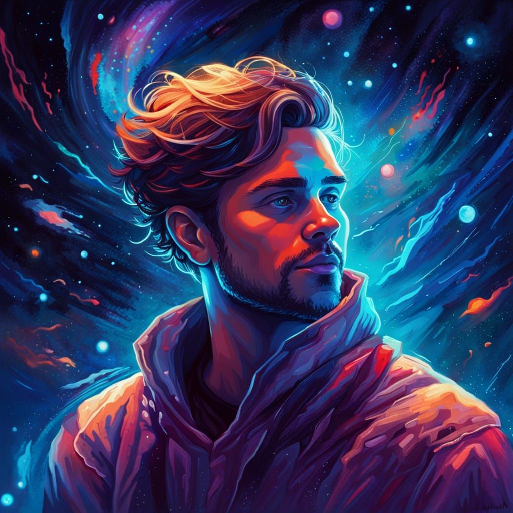 Male portrait - AI Generated Artwork - NightCafe Creator