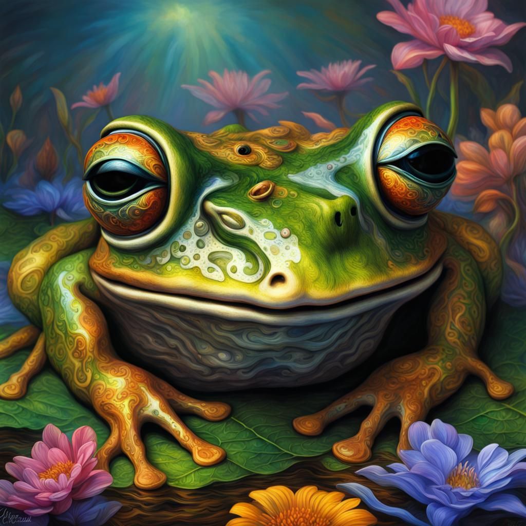 Ribbit - AI Generated Artwork - NightCafe Creator