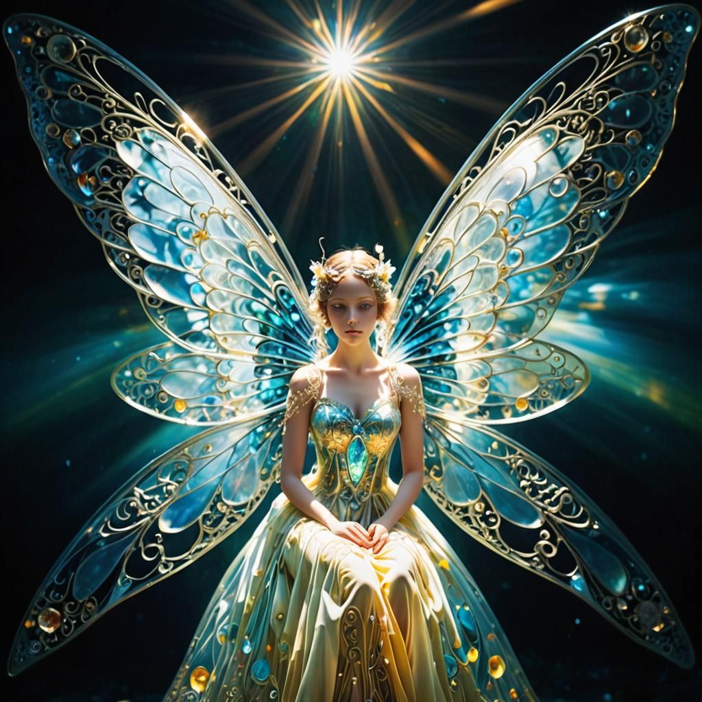 Portrait of a fairy 17 - AI Generated Artwork - NightCafe Creator
