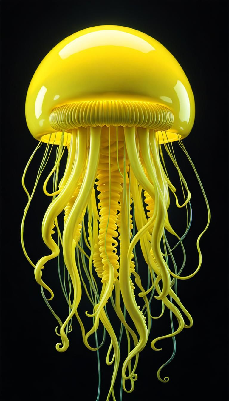 Yellow Jelly² - AI Generated Artwork - NightCafe Creator