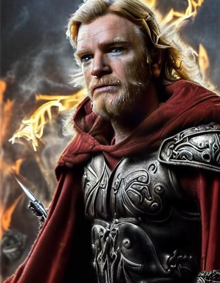 Ewan McGregor Pyromancer Concept - AI Generated Artwork - NightCafe Creator