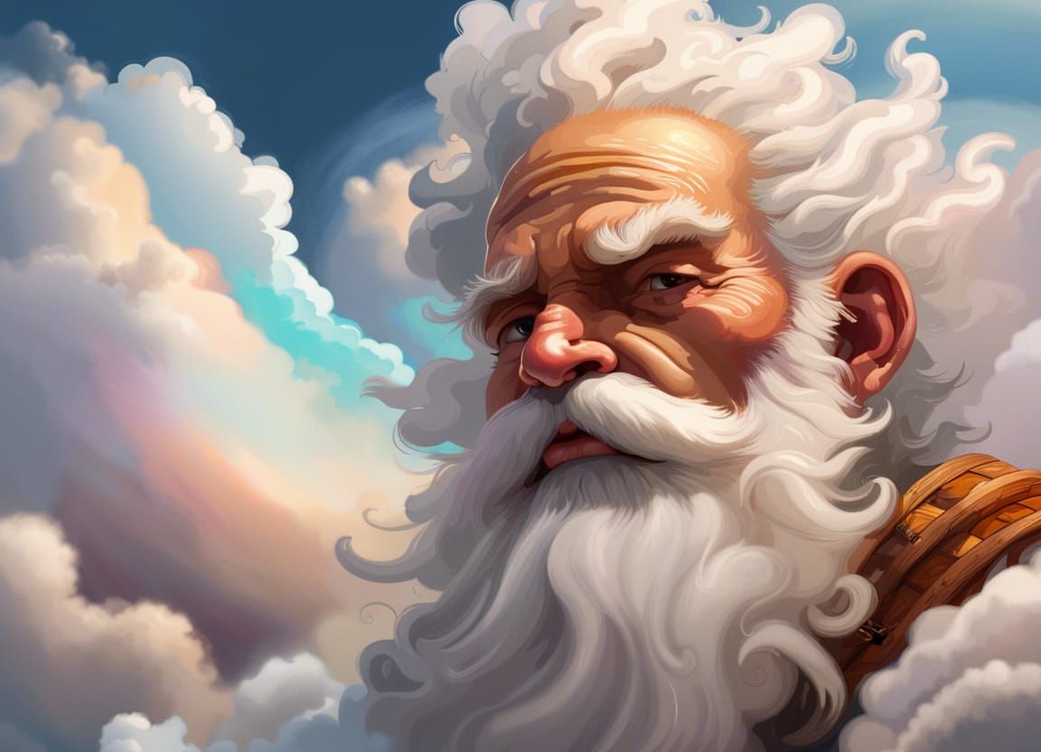 Cloud man - AI Generated Artwork - NightCafe Creator