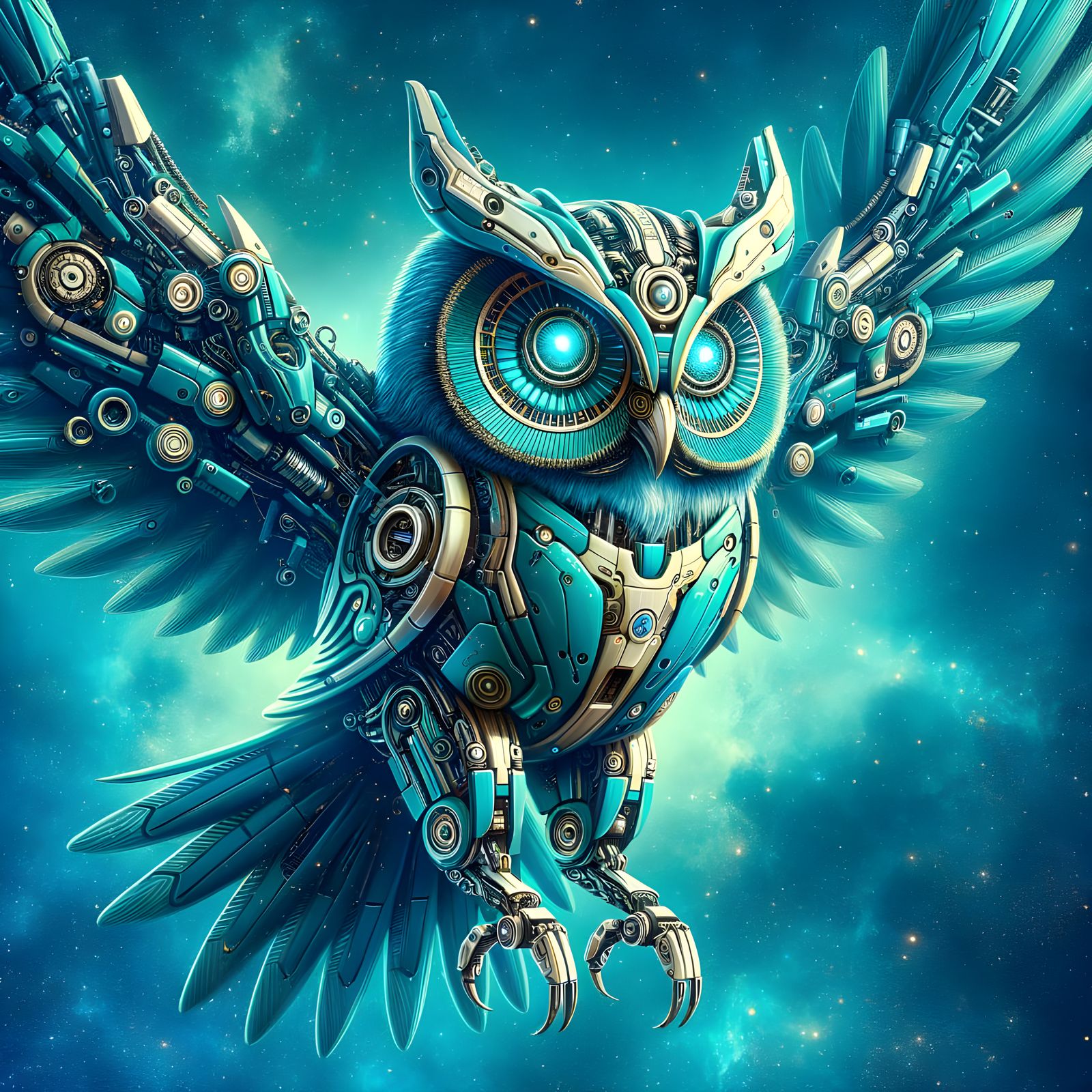Outerspace Transformer Owl Communication