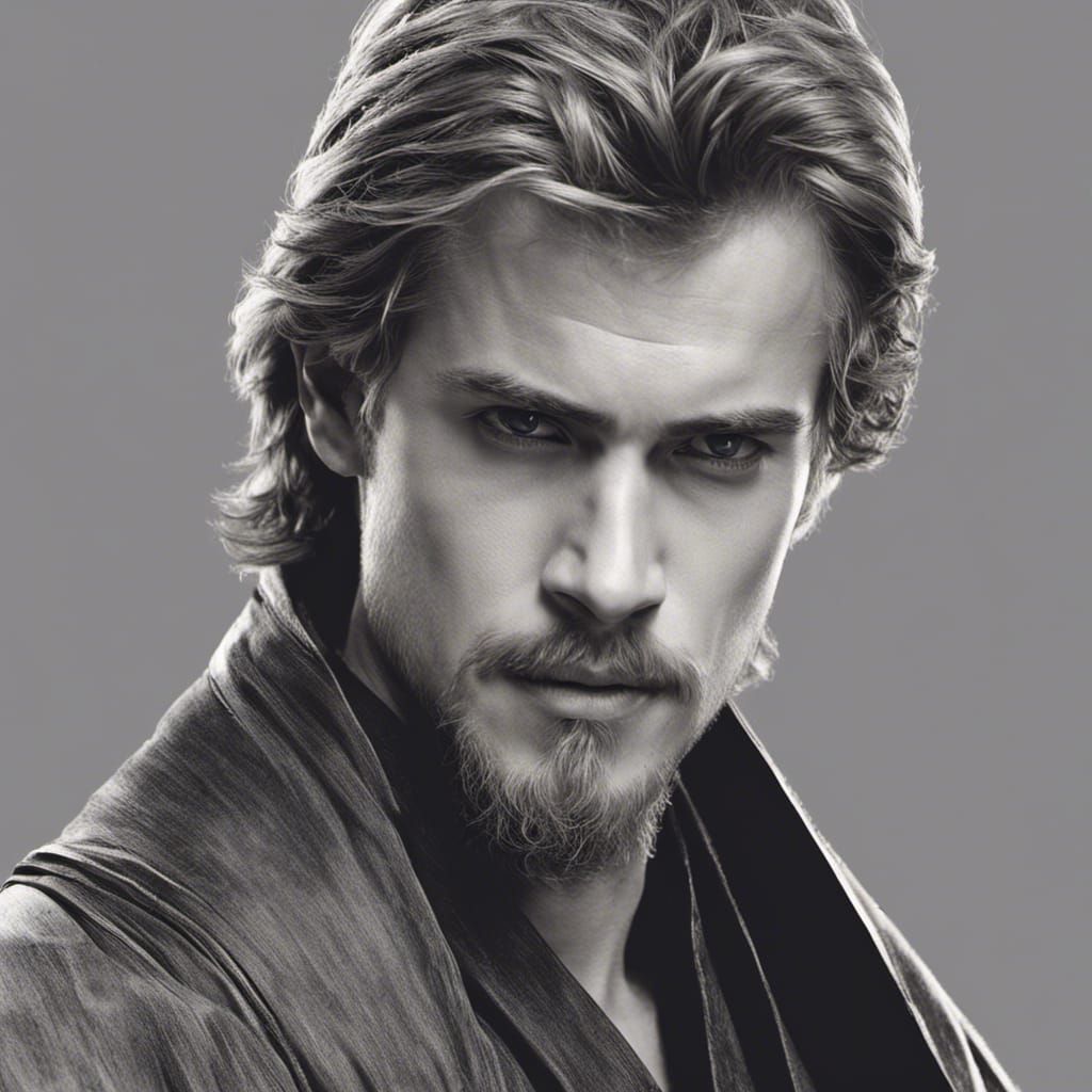 Hayden Christensen as Anakin skywalker with a beard - AI Generated ...