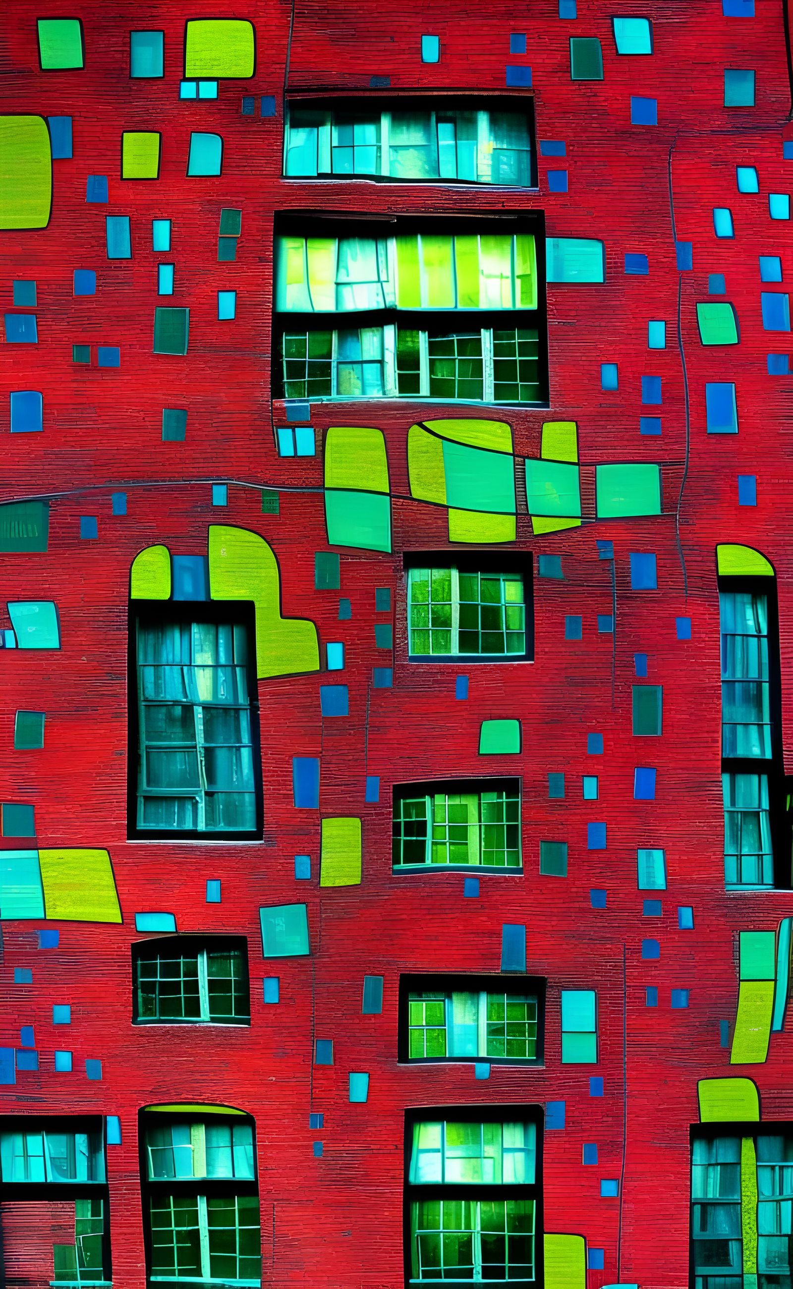 Hundred Windows - AI Generated Artwork - NightCafe Creator